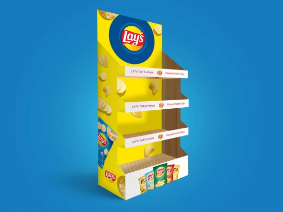 Indoor Product Rack Display Stand Free Mockup - PsFiles