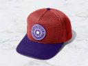 Polyester Mesh Breathable Baseball P-Cap Mockup - PsFiles