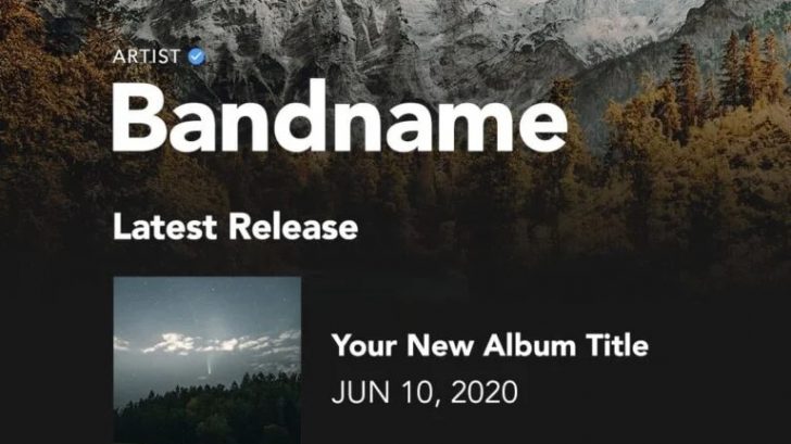 Free Spotify Album Cover PSD Template - PsFiles