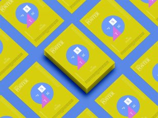 Free PSD Isometric/Grid Poster Mockup PSD - PsFiles