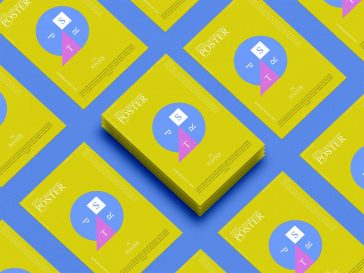 Free PSD Isometric/Grid Poster Mockup PSD - PsFiles