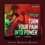 Social Media Post Template for Sports Club | Free PSD File - PsFiles