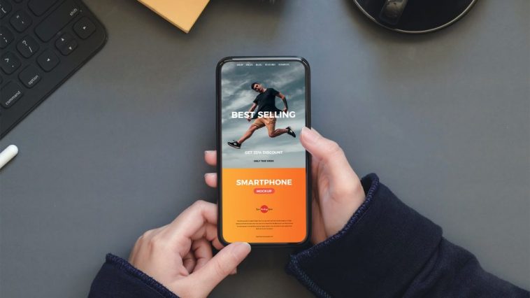 Free Long Scroll App Screen Mobile Mockup PSD Set - PsFiles