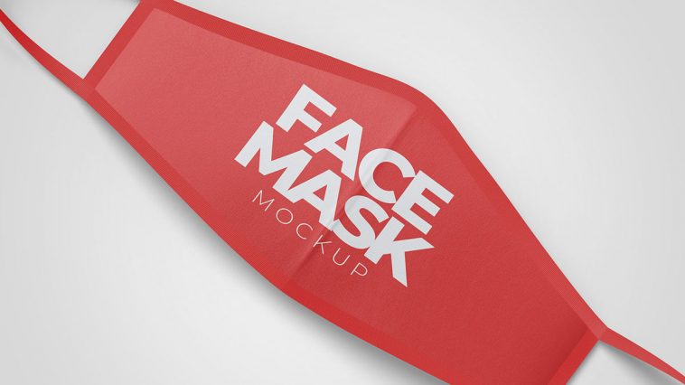 Free Fabric Face Mask Mockup Free PSD - PsFiles