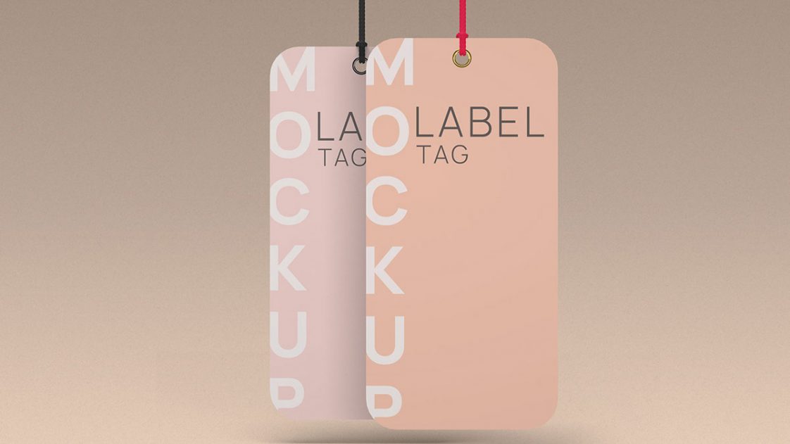 Free Floating Label Tags Mockup PSD - Best Free PSD Mockups