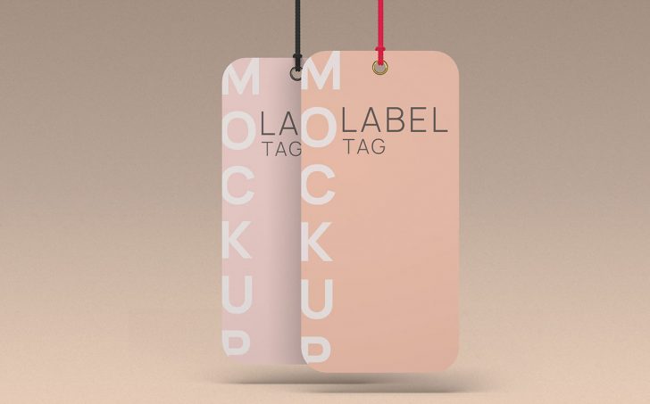 Free Clothing Labels Tags on Strings Mockup PSD - PsFiles