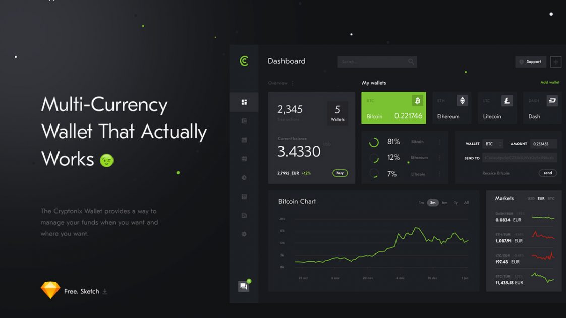 Free Cryptocurrency Coin Mockup PSD - PsFiles