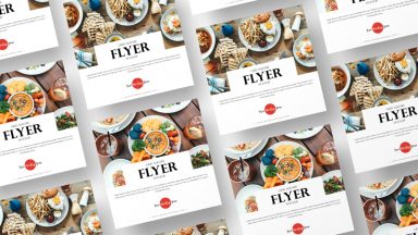 Free Grid Flyer Mockup PSD set - PsFiles