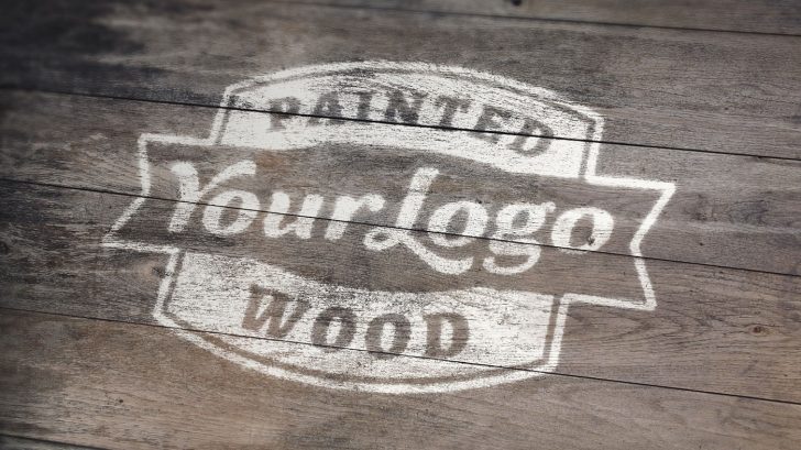 Free Spray Paint Text Logo Mockup Effect Template PSD - PsFiles