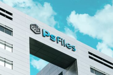 Free Building Embossed Logo Signage Mockup PSD - Best Free Mockup