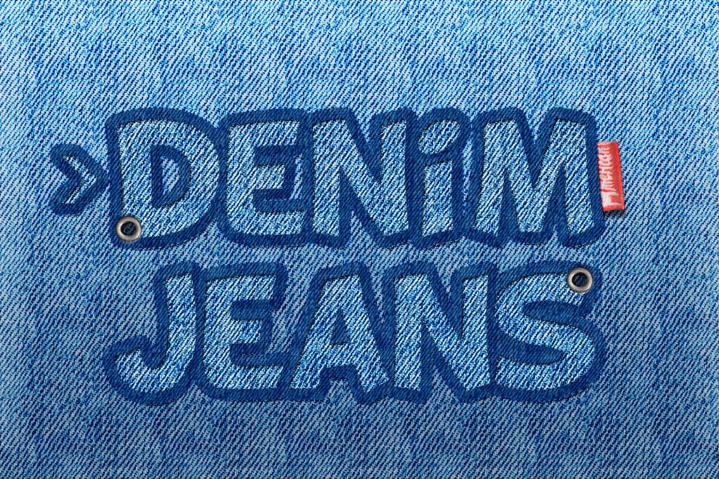 Jeans Cloth Stitched Photoshop Text Effect - Free Photoshop Files | PsFiles