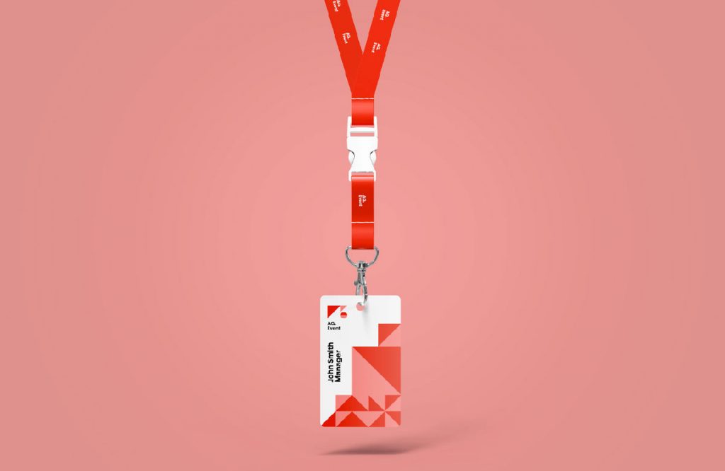 Hanging ID Card Mockup PSD - PsFiles