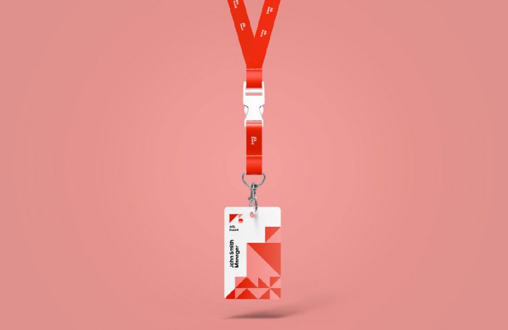 Hanging ID Card Mockup PSD - PsFiles