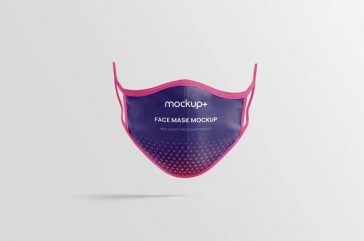 Free Fabric Face Mask Mockup Free PSD - PsFiles