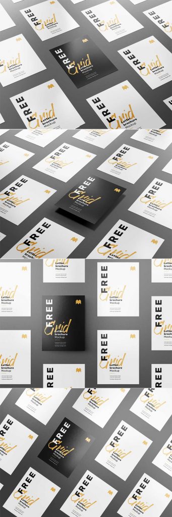 Free Grid Flyer Mockup PSD set - PsFiles