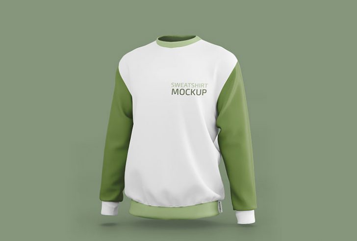Free Sporty Sweatshirt Mockup PSD set - PsFiles