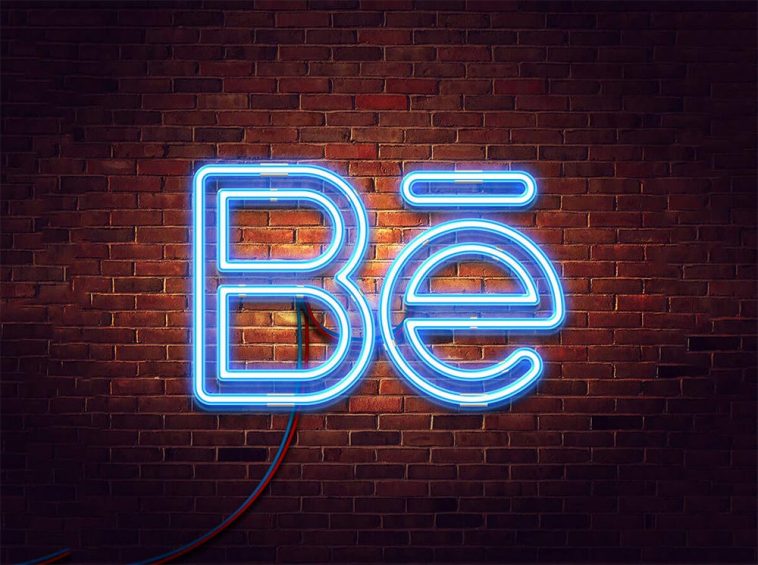 Free Neon Logo Mockup PSD - PsFiles