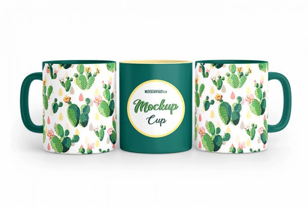 3 Free Realistic Mug Mockups set - PsFiles