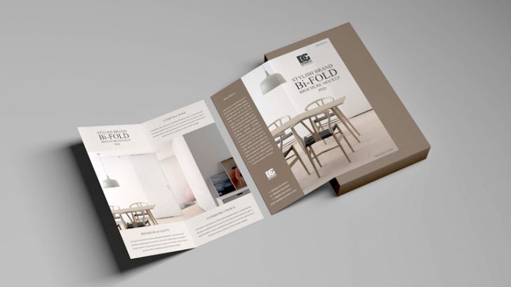 Download 5 Free A4 Multiple Pages Bi-Fold Brochure Mockups PSD Files File - PsFiles