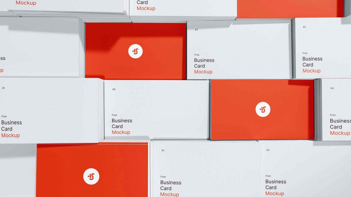 Free Name Card MockUp PSD - PsFiles