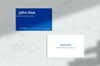 Free Simple Business Card Mockup PSD - PsFiles