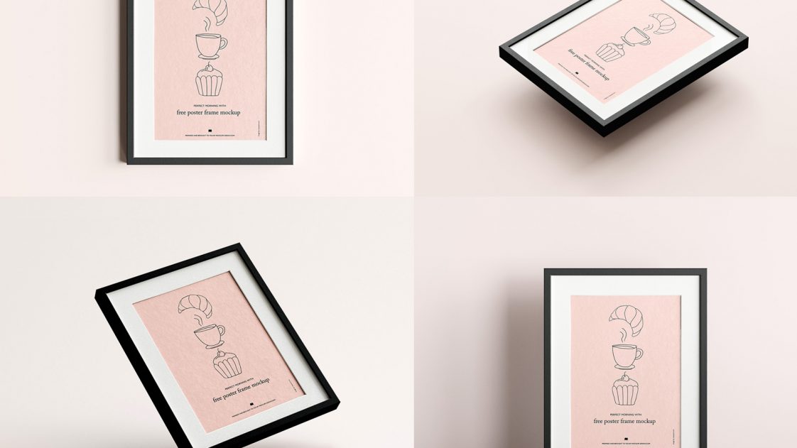 Free Wall Frame Mockup PSD - PsFiles