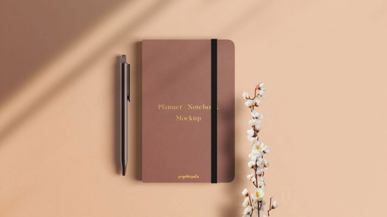 Free Diary Cover Free Mockup PSD - PsFiles