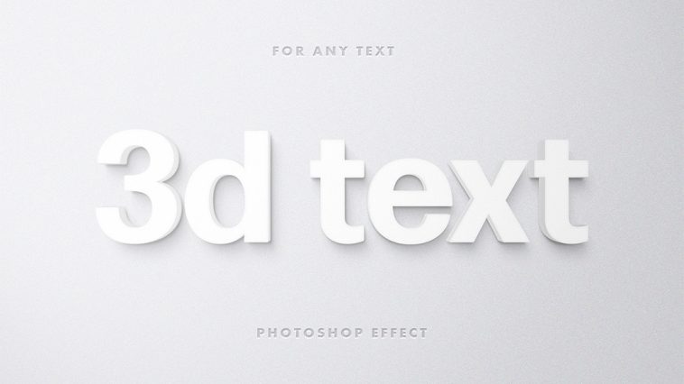 Free 3D Cardboard Embossed Style Text Effect PSD - PsFiles