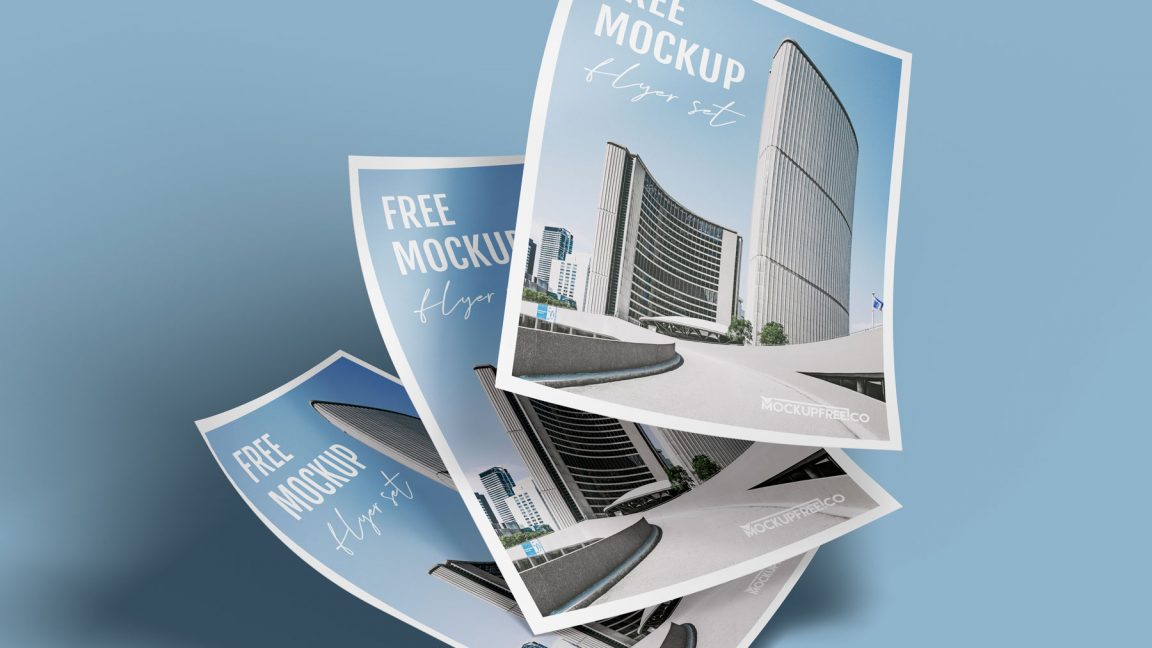 Page Curl A4 Paper Mockup PSD - PsFiles