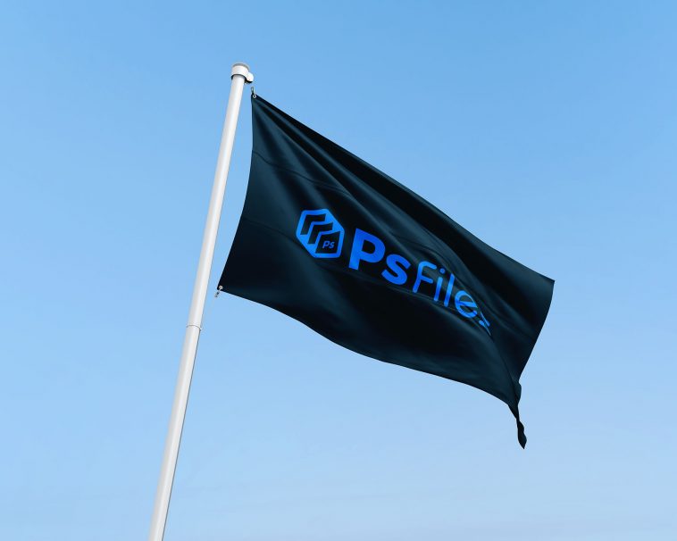 3 Free Flag Mockup PSD Set - PsFiles