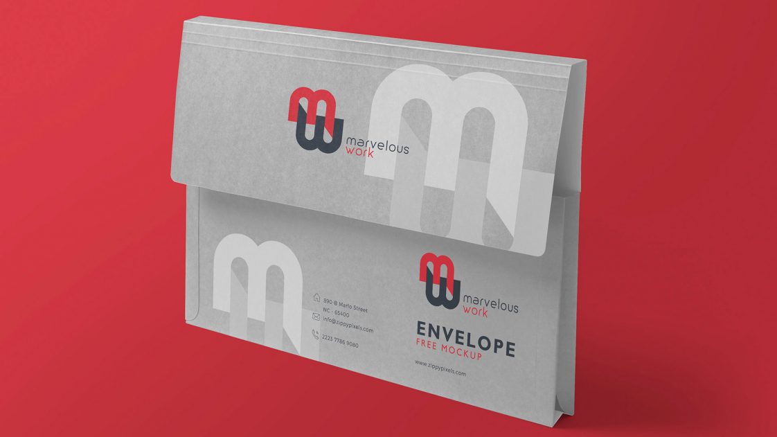 Free Office File Folder Free Mockup PSD set - PsFiles