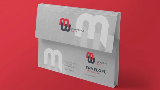 Free Office File Folder Free Mockup PSD set - PsFiles