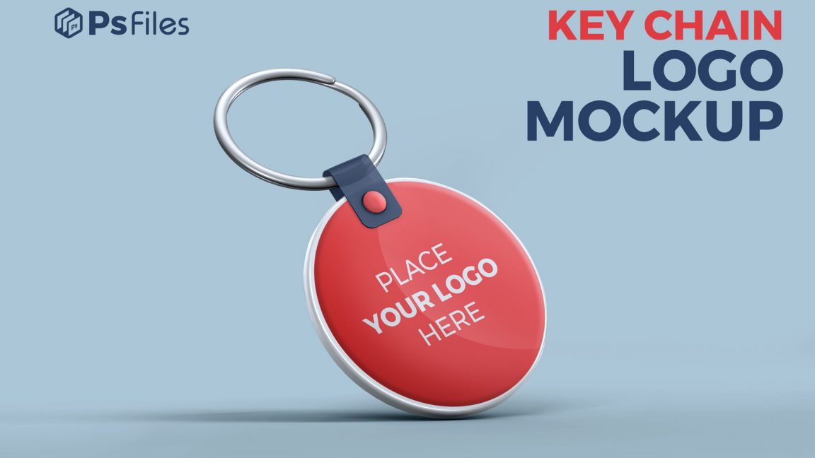 Free Round Shape Keychain Mockup Set PSD - PsFiles