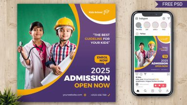 World Education Day Post PSD Template for Free - PsFiles