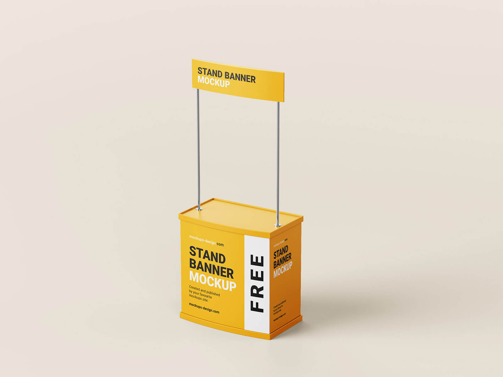 Free Trade Stand Mockup 3 PSD Templates - PsFiles