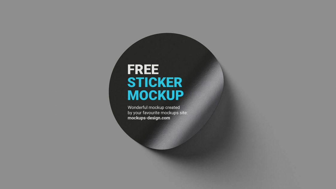Free Personalized Label or Die Cut Sticker PSD Mockup - PsFiles
