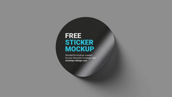 Free Different Shapes Sticker Mockup PSD - PsFiles