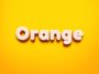 Free Orange 3D Text Effect PSD - PsFiles