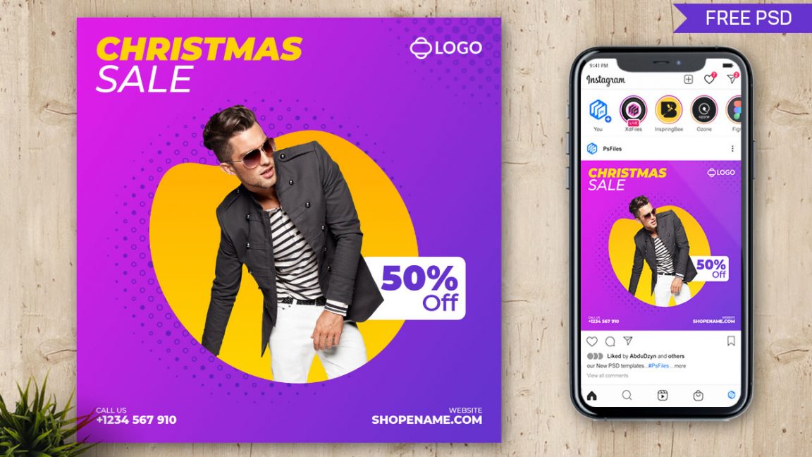 Free Summer Sale Offer Insta Post Design PSD Template - PsFiles