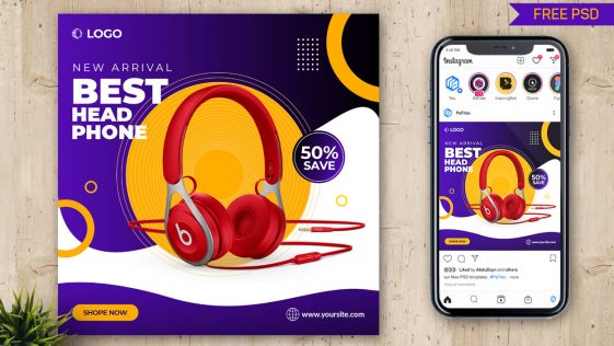 Free Smart Phone Repair Instagram Post Design PSD Template - PsFiles