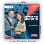 Online Education Social Media Post Design Free PSD Template - PsFiles