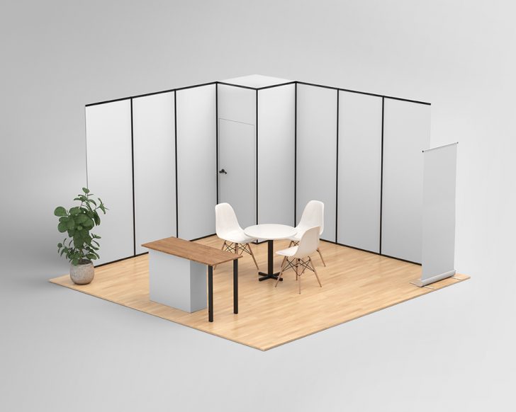 Free Exhibition Booth Mockup PSD - PsFiles