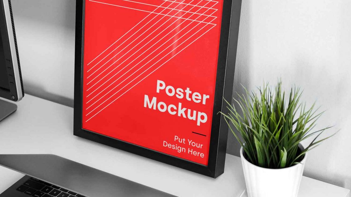 2 Free Poster Frame Mockups PSD - PsFiles
