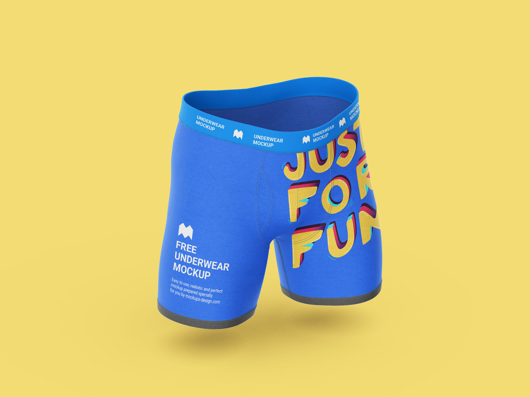 Free Boxer Briefs Men’s Underwear Mockup PSD - PsFiles