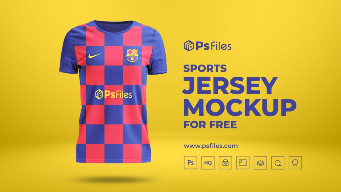 Free Jersey Mockup PSD - PsFiles