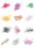 Free Watercolor Abstract Smudge Shapes (PNG) - PsFiles