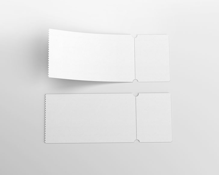 Free Event Ticket Mockup PSD - PsFiles