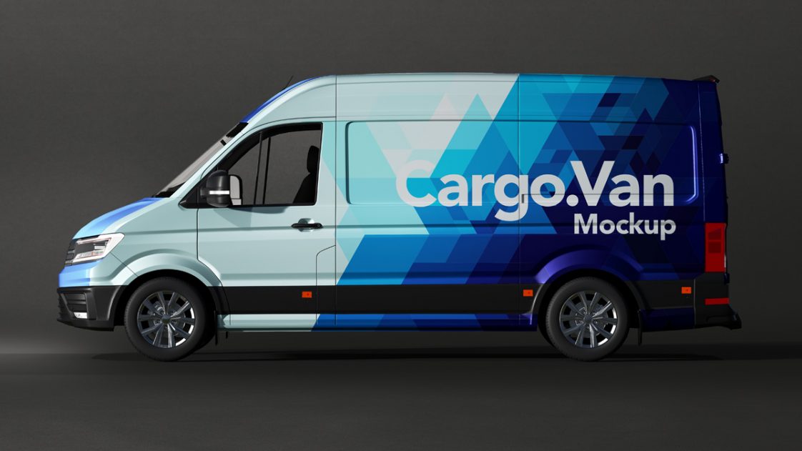 Free Cargo Shipping Container Free Mockup PSD - PsFiles