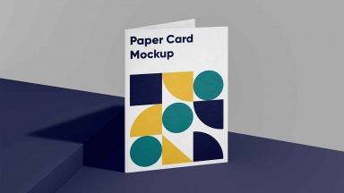 Free Isometric Paper Mockup PSD - PsFiles