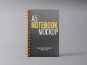 Free A5 Notebook Mockup - PsFiles